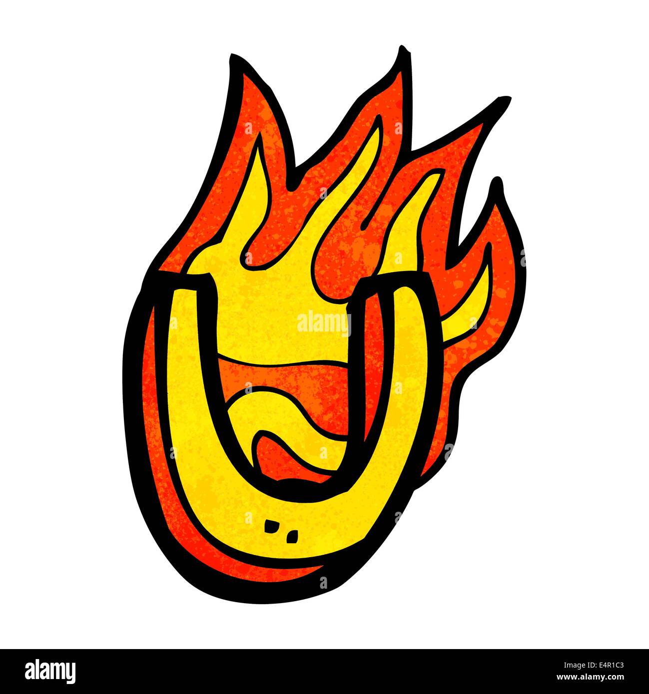 cartoon flaming letter Stock Vector Image & Art - Alamy