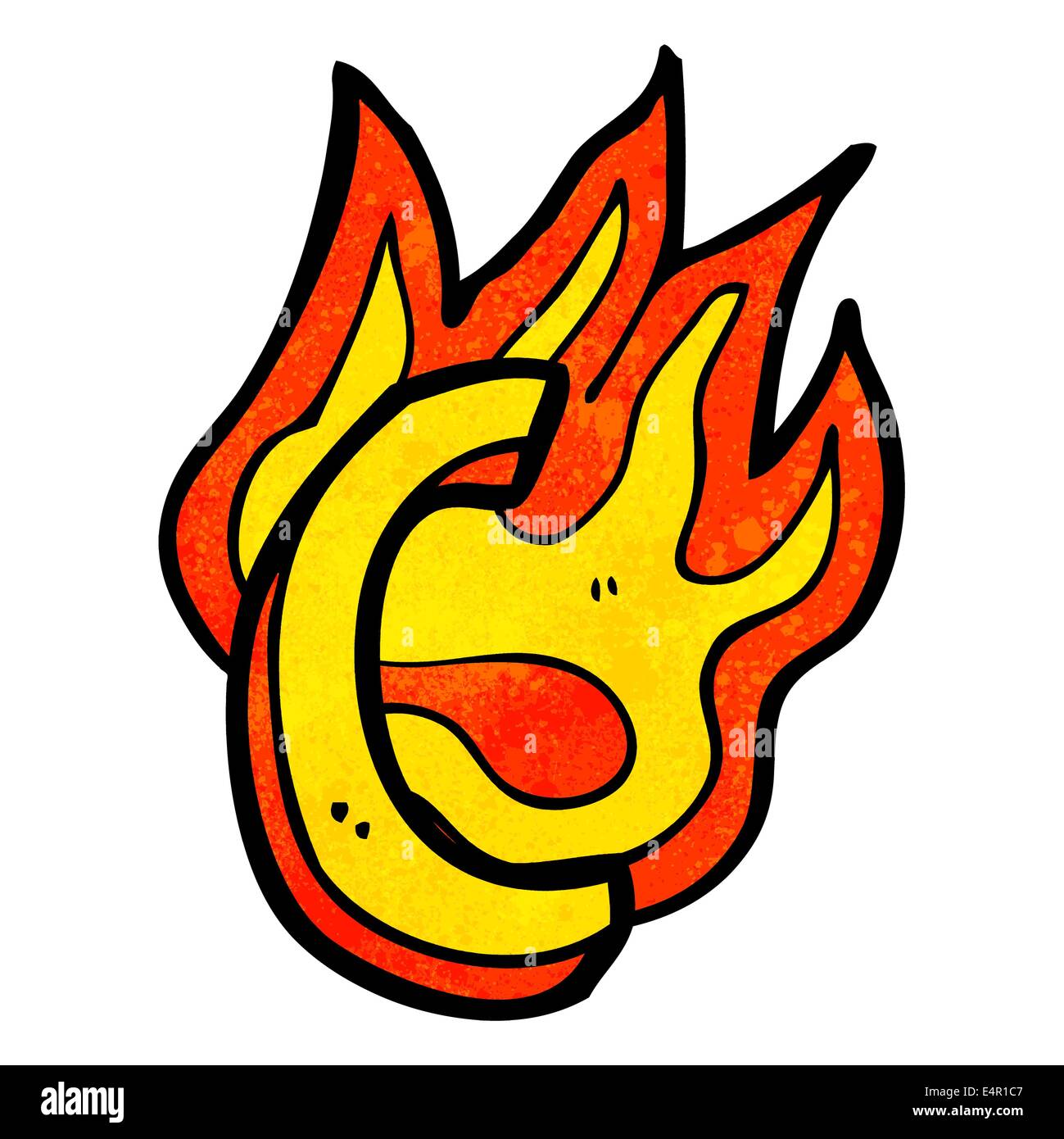 cartoon flaming letter Stock Vector Image & Art - Alamy
