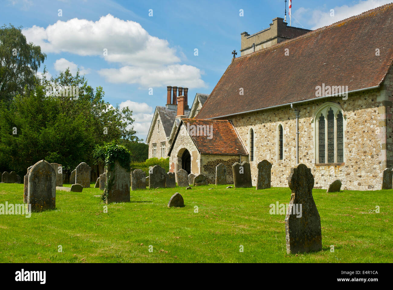 St Mary's Church, Selborne, Hampshire, England UK Stock Photo - Alamy