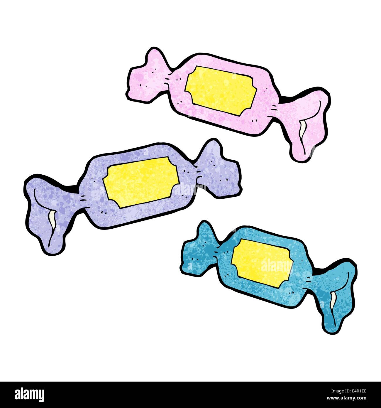 cartoon wrapped candy Stock Vector Image & Art - Alamy