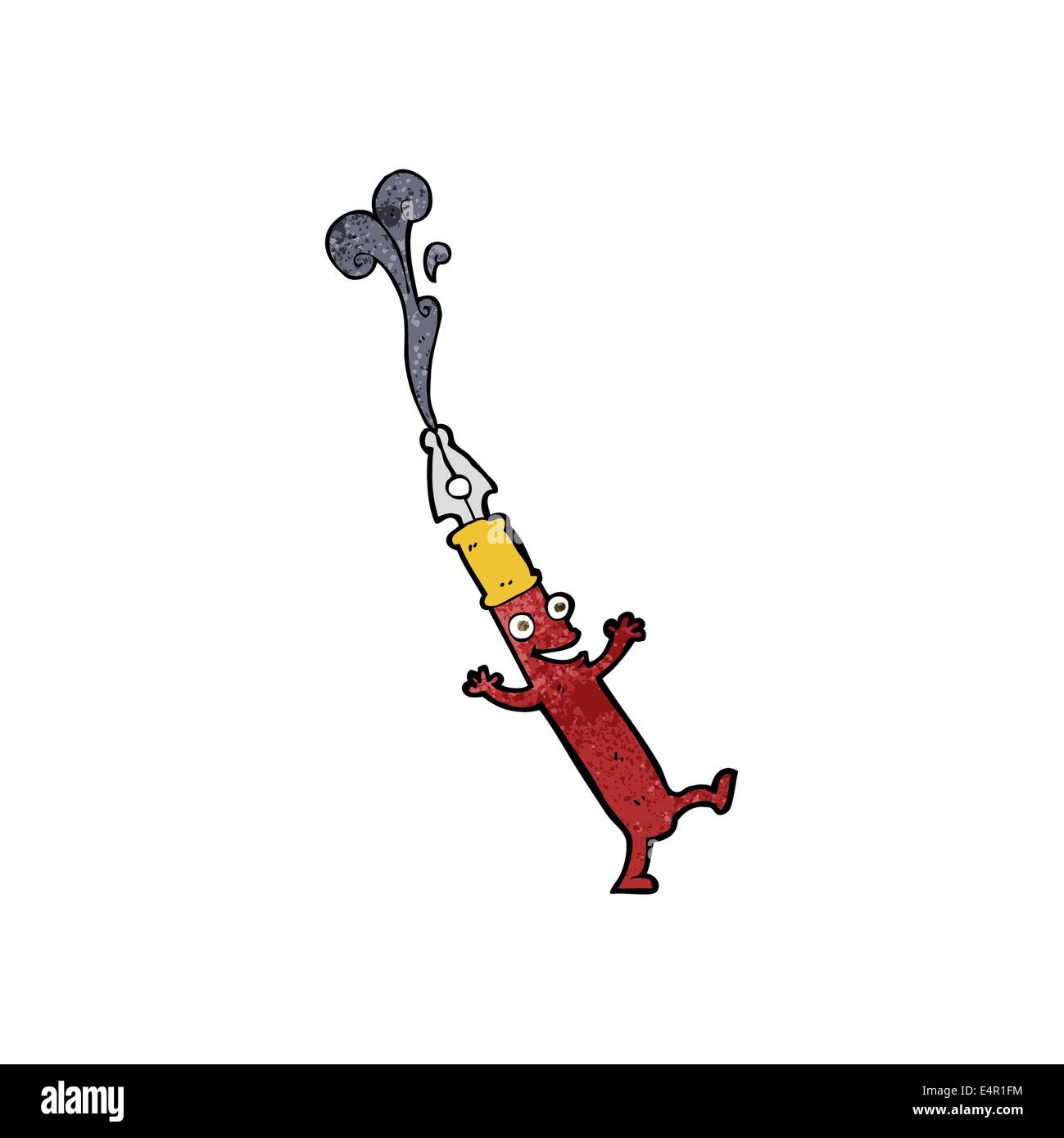 cartoon pen character Stock Vector Image & Art - Alamy
