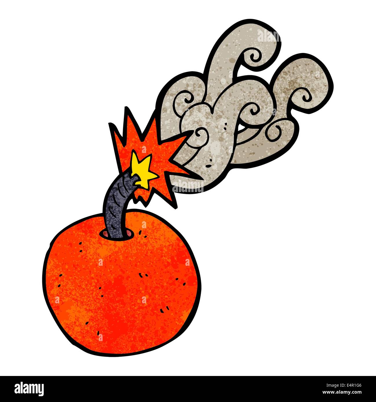 Cartoon burning bomb Stock Vector Images - Alamy