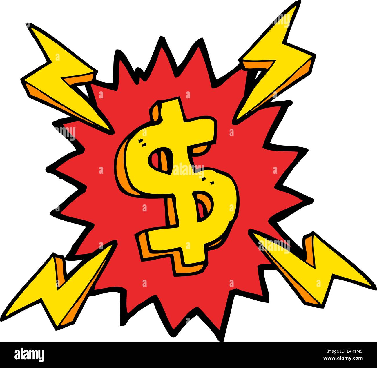 cartoon dollar symbol Stock Vector Image & Art - Alamy