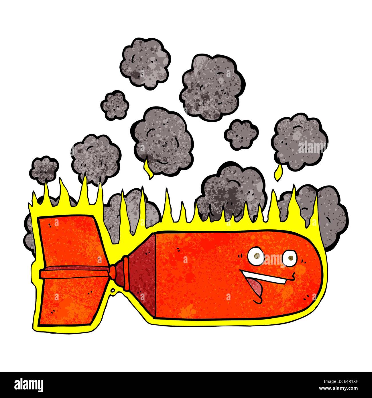 cartoon falling bomb Stock Vector Image & Art - Alamy