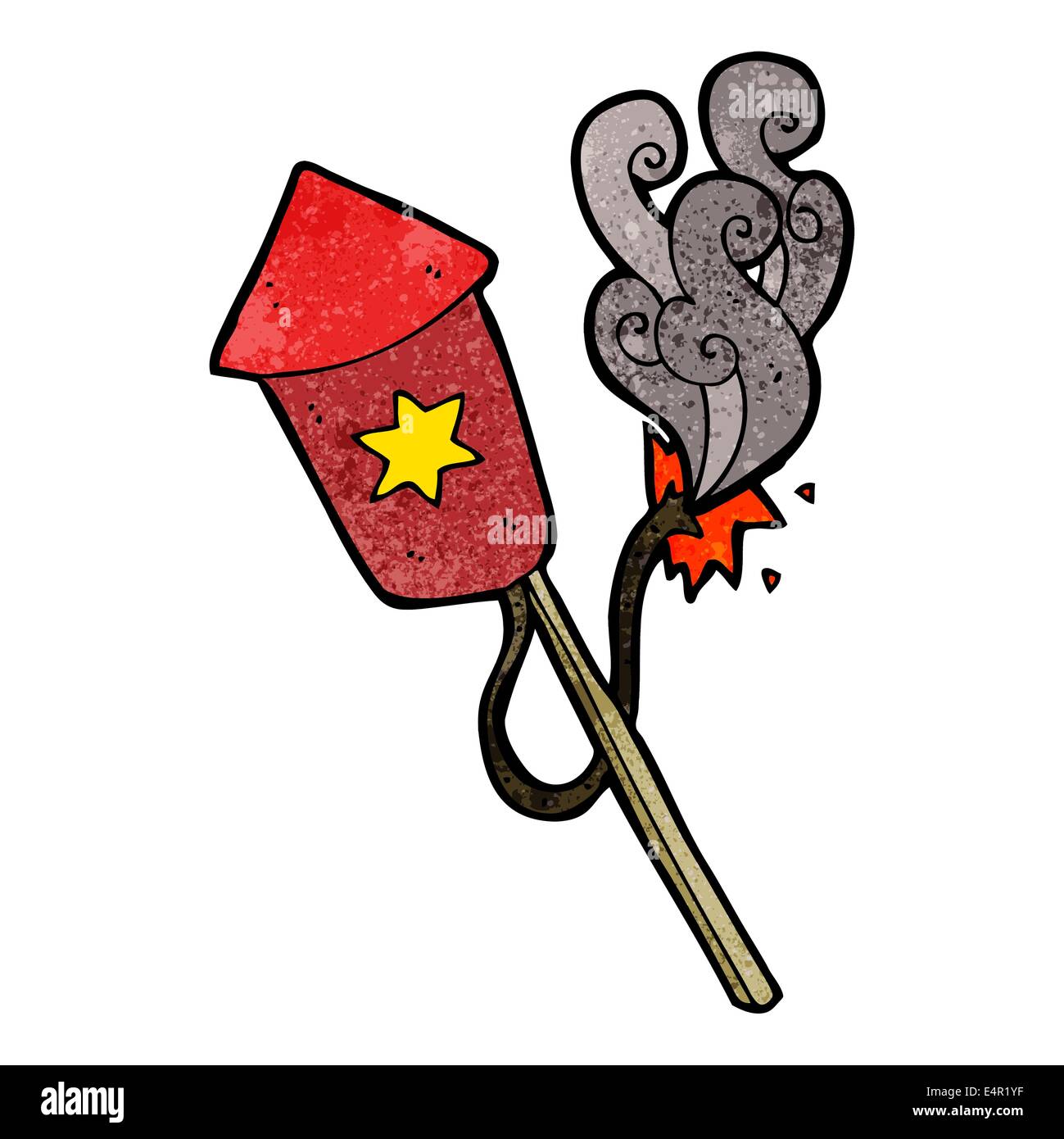 cartoon firework with burning fuse Stock Vector Image & Art - Alamy