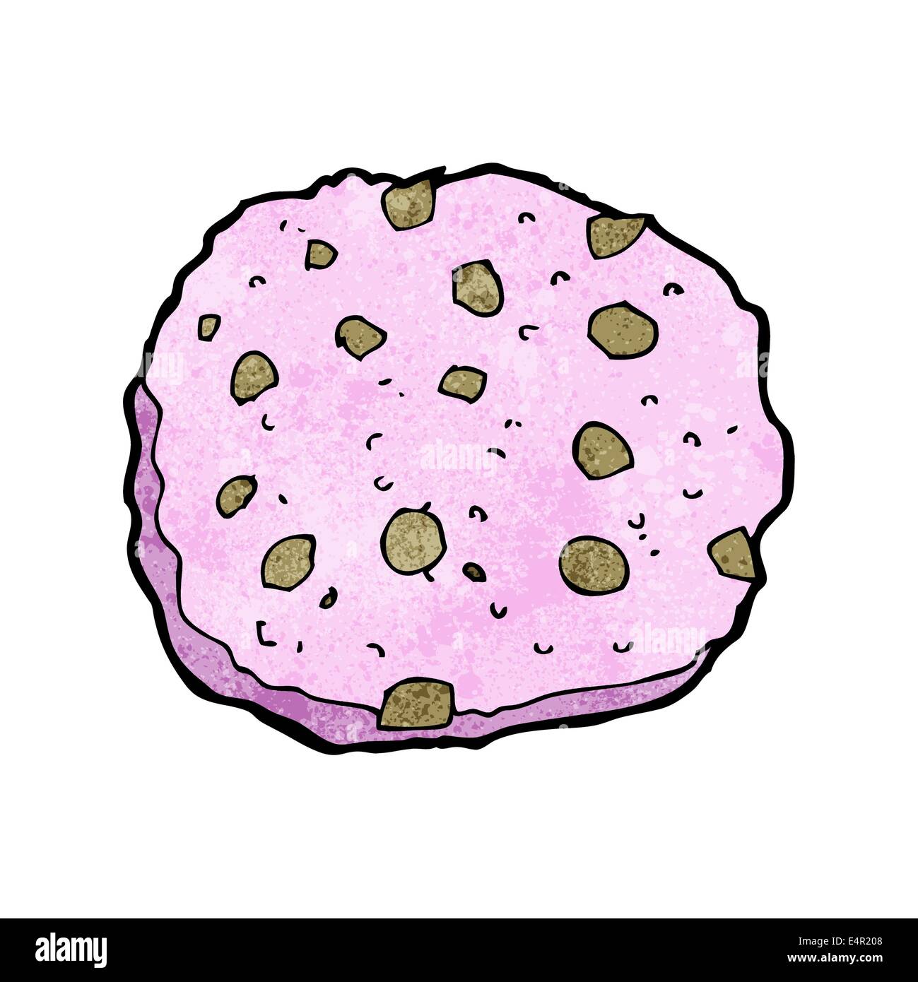 pink cookie cartoon Stock Vector Image & Art - Alamy