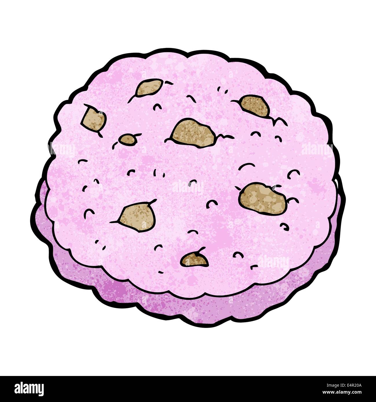 pink cookie cartoon Stock Vector Image & Art - Alamy