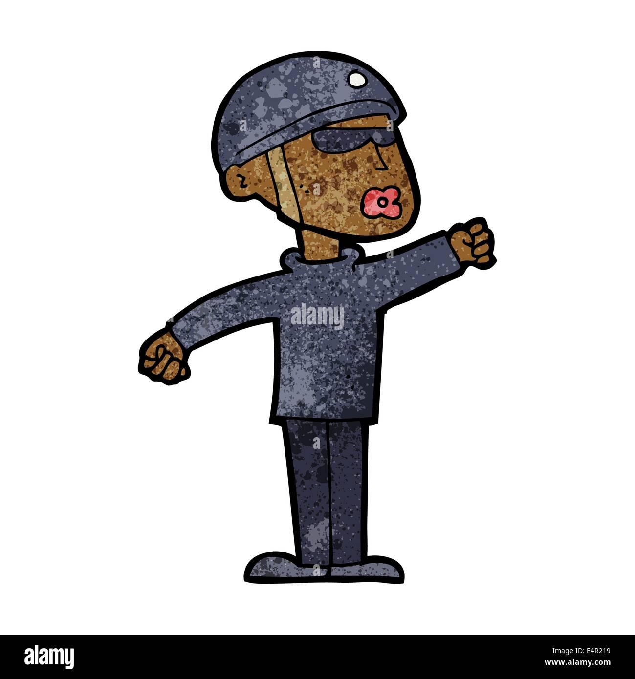 cartoon security guy Stock Vector Image & Art - Alamy