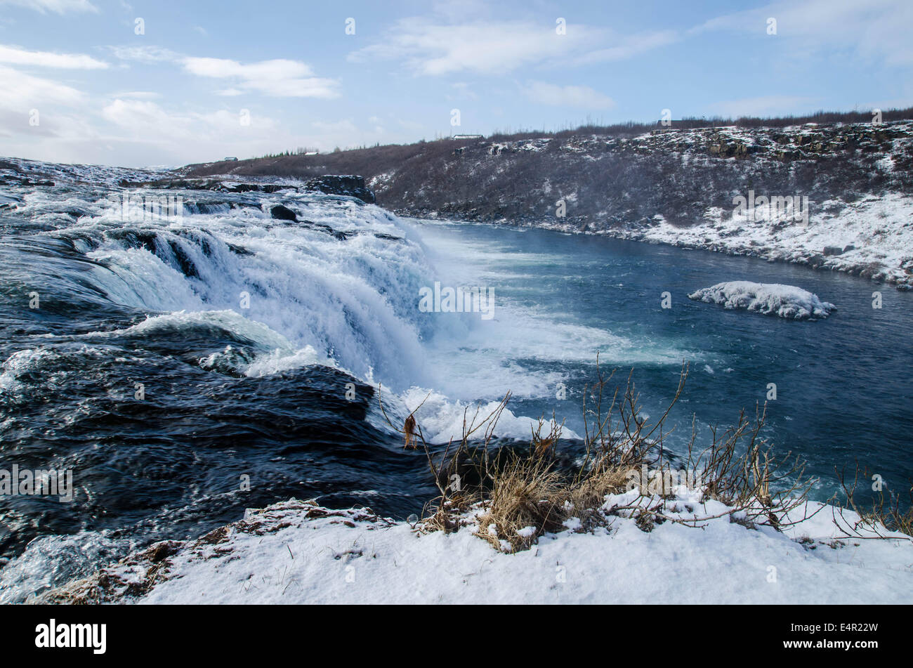 Faxi Waterfall in Iceland Stock Photo - Alamy