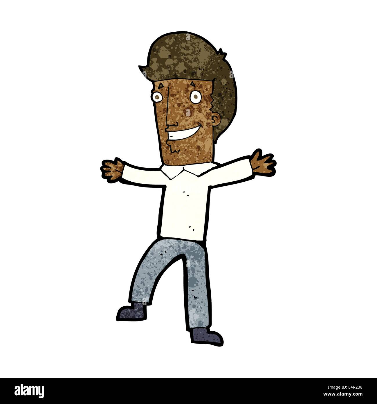 cartoon happy man Stock Vector Image & Art - Alamy