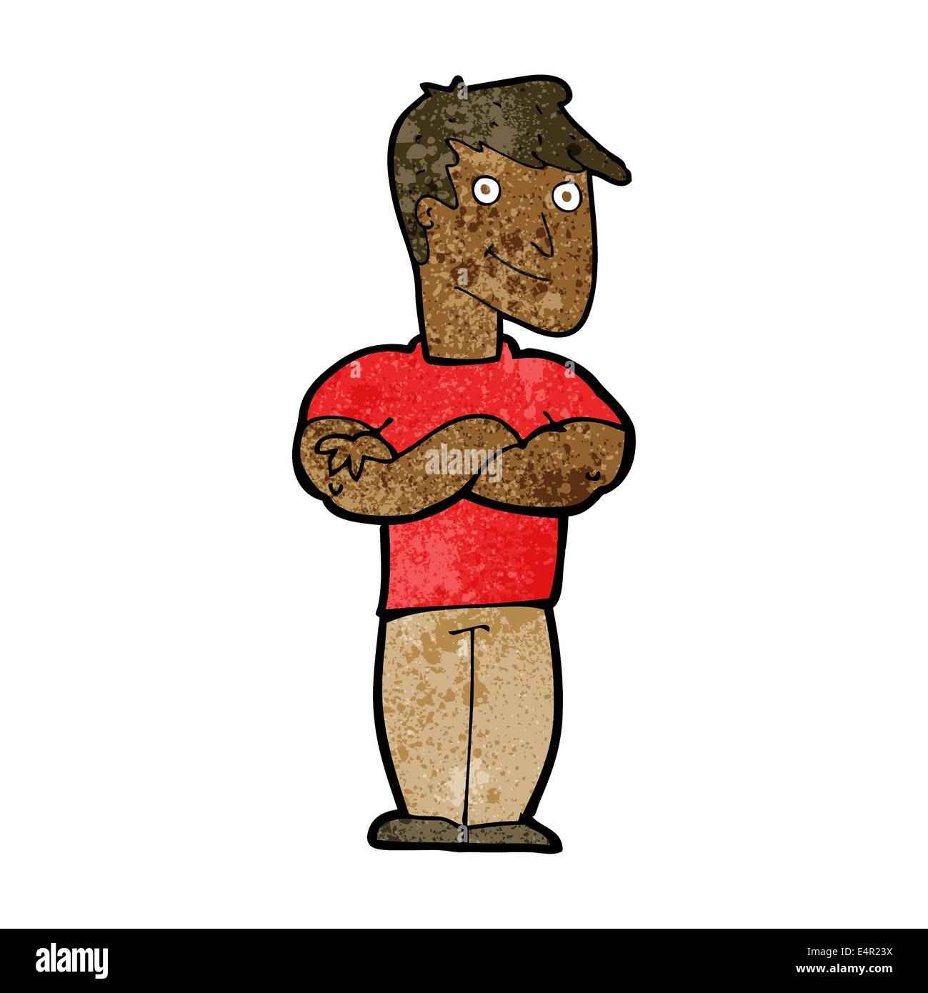 cartoon muscular man Stock Vector Image & Art - Alamy