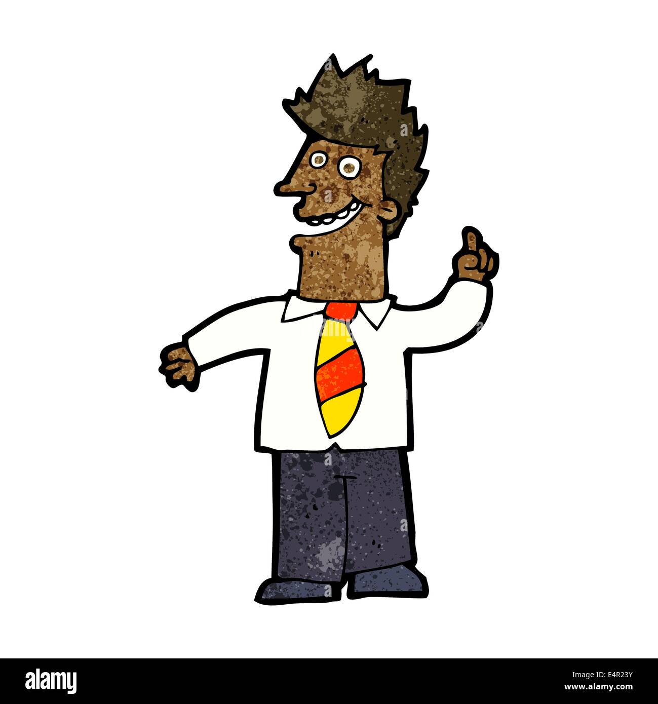 cartoon man with good idea Stock Vector Image & Art - Alamy