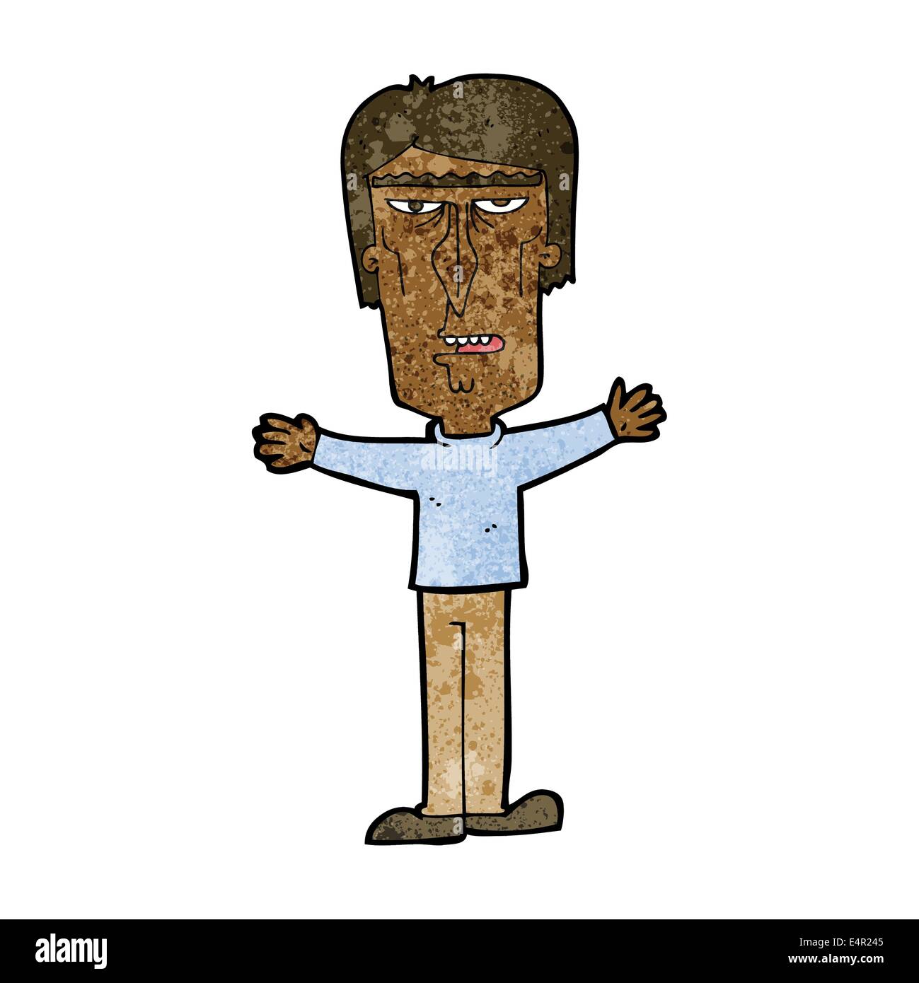 cartoon angry man Stock Vector Image & Art - Alamy