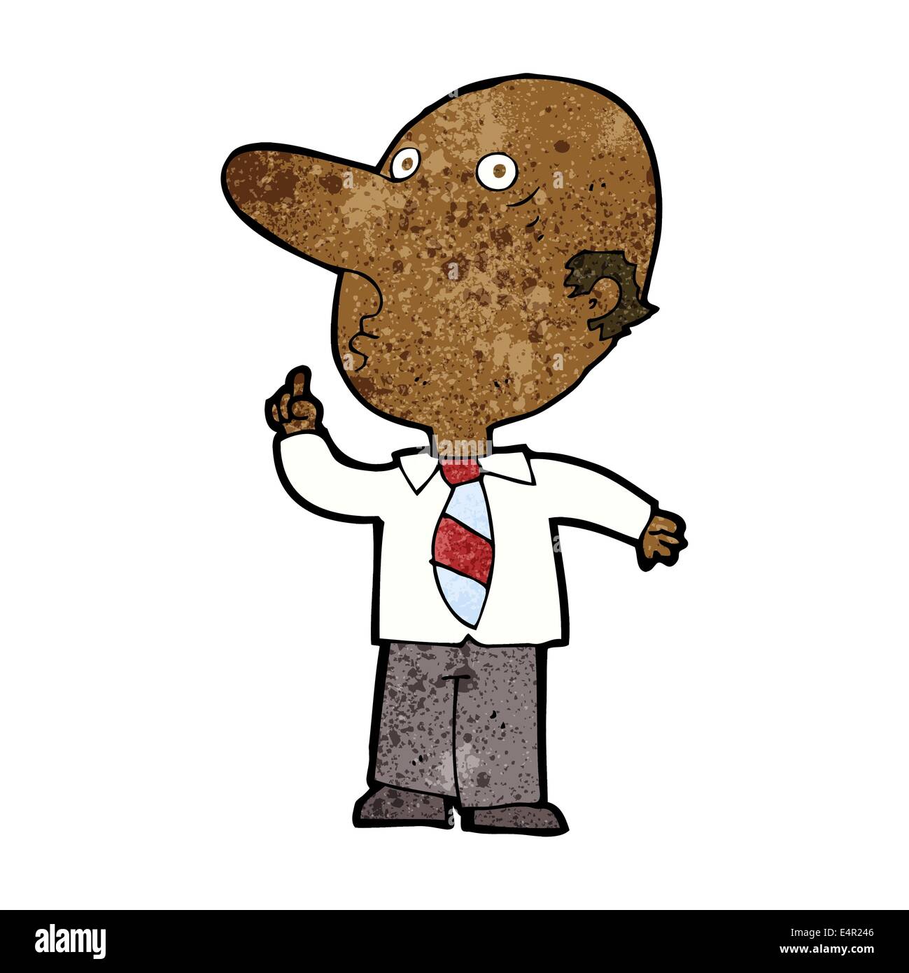 cartoon bald man asking question Stock Vector Image & Art - Alamy