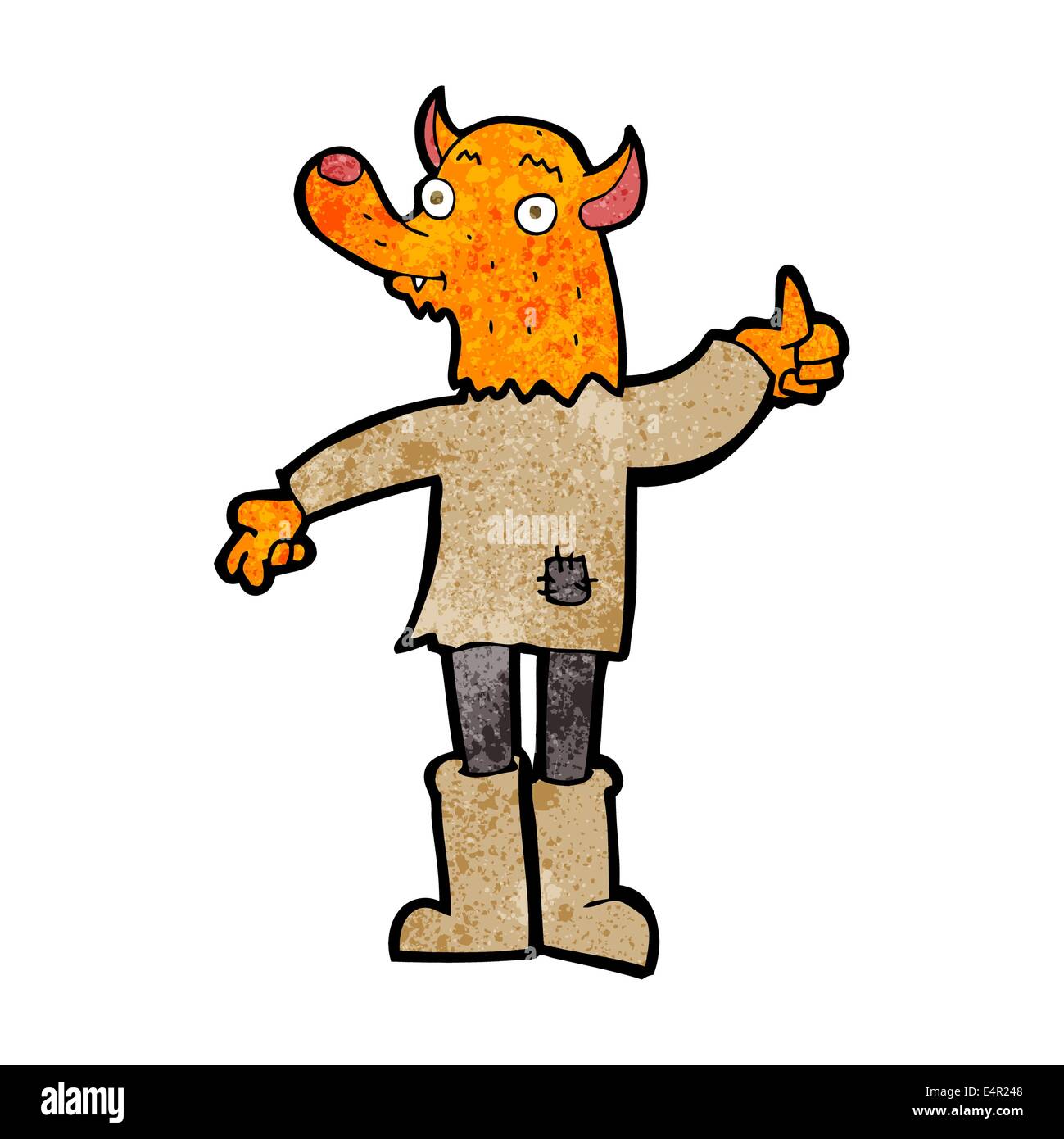 cartoon fox man Stock Vector Image & Art - Alamy