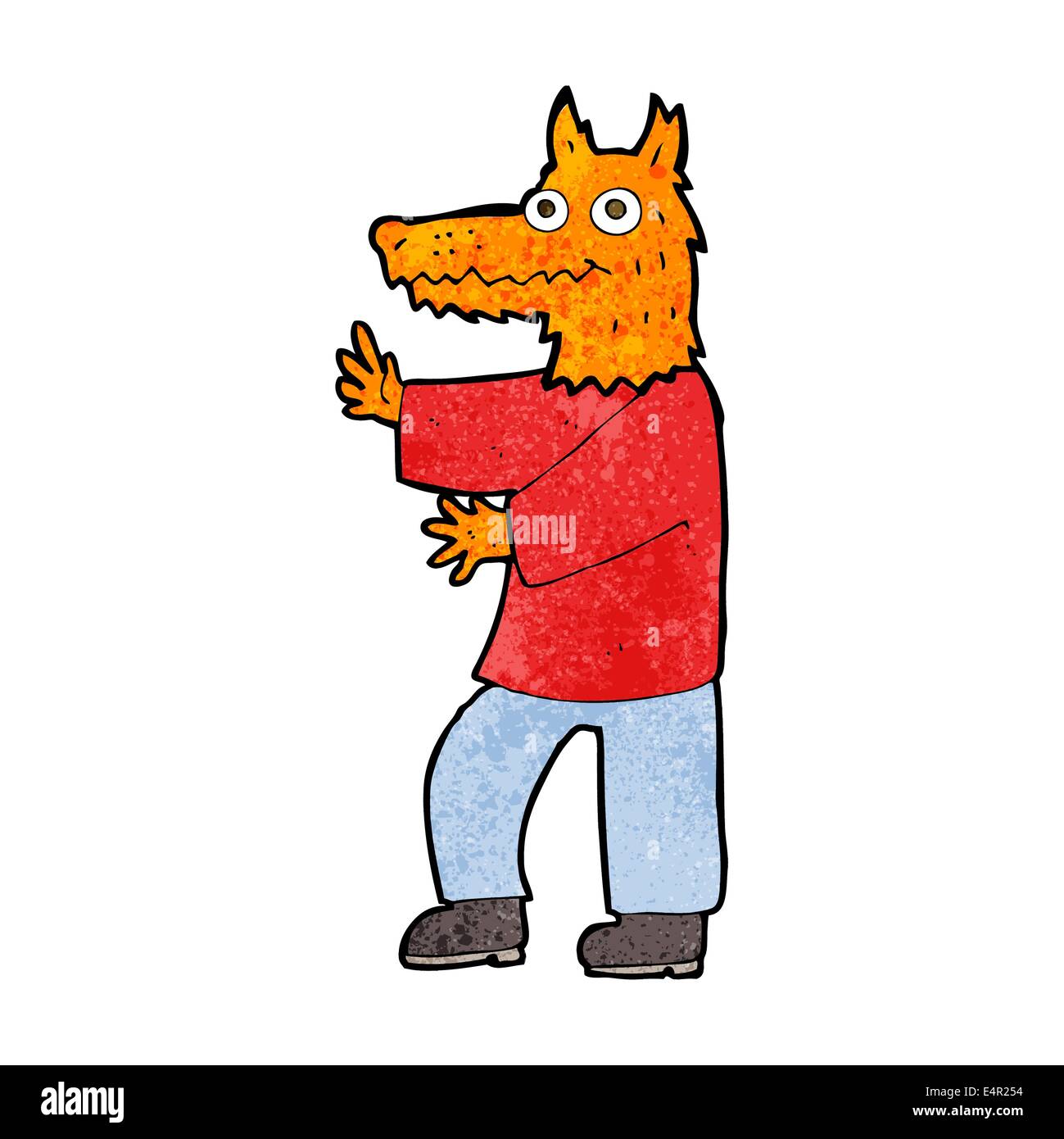 Cartoon Funny Fox Man Stock Vector Image And Art Alamy