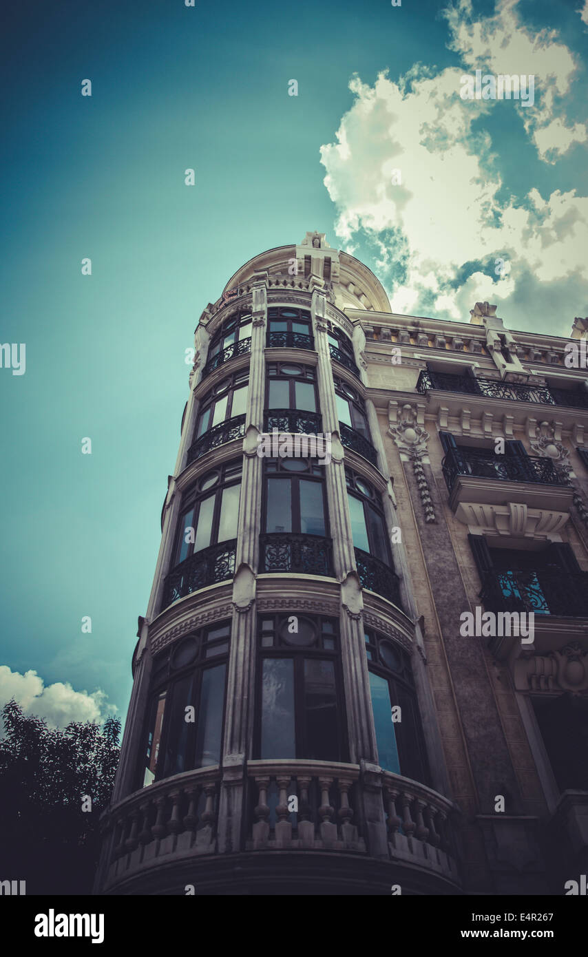 Bank, Image of the city of Madrid, its characteristic architecture ...