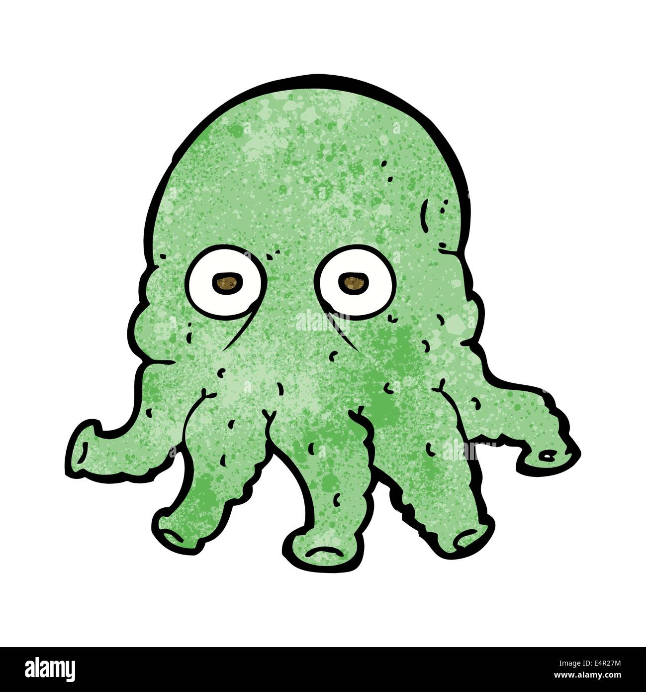 cartoon alien squid face Stock Vector Image & Art - Alamy