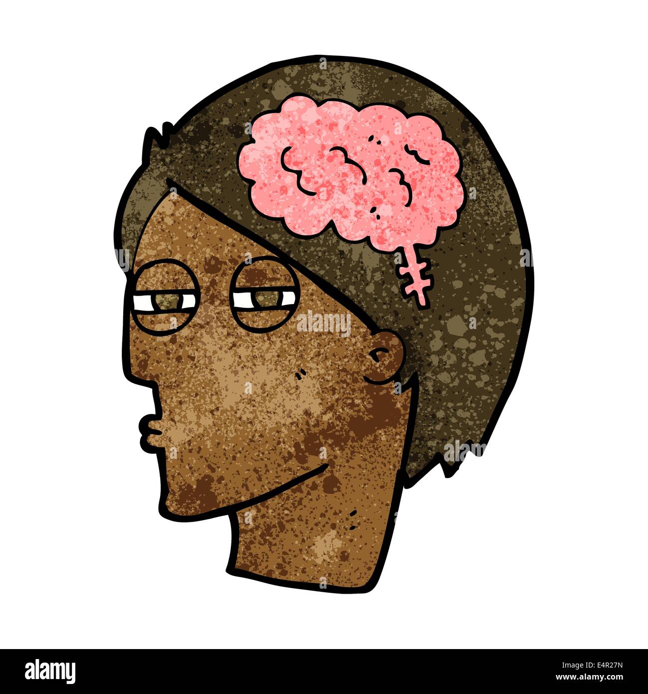 cartoon man thinking carefully Stock Vector Image & Art - Alamy