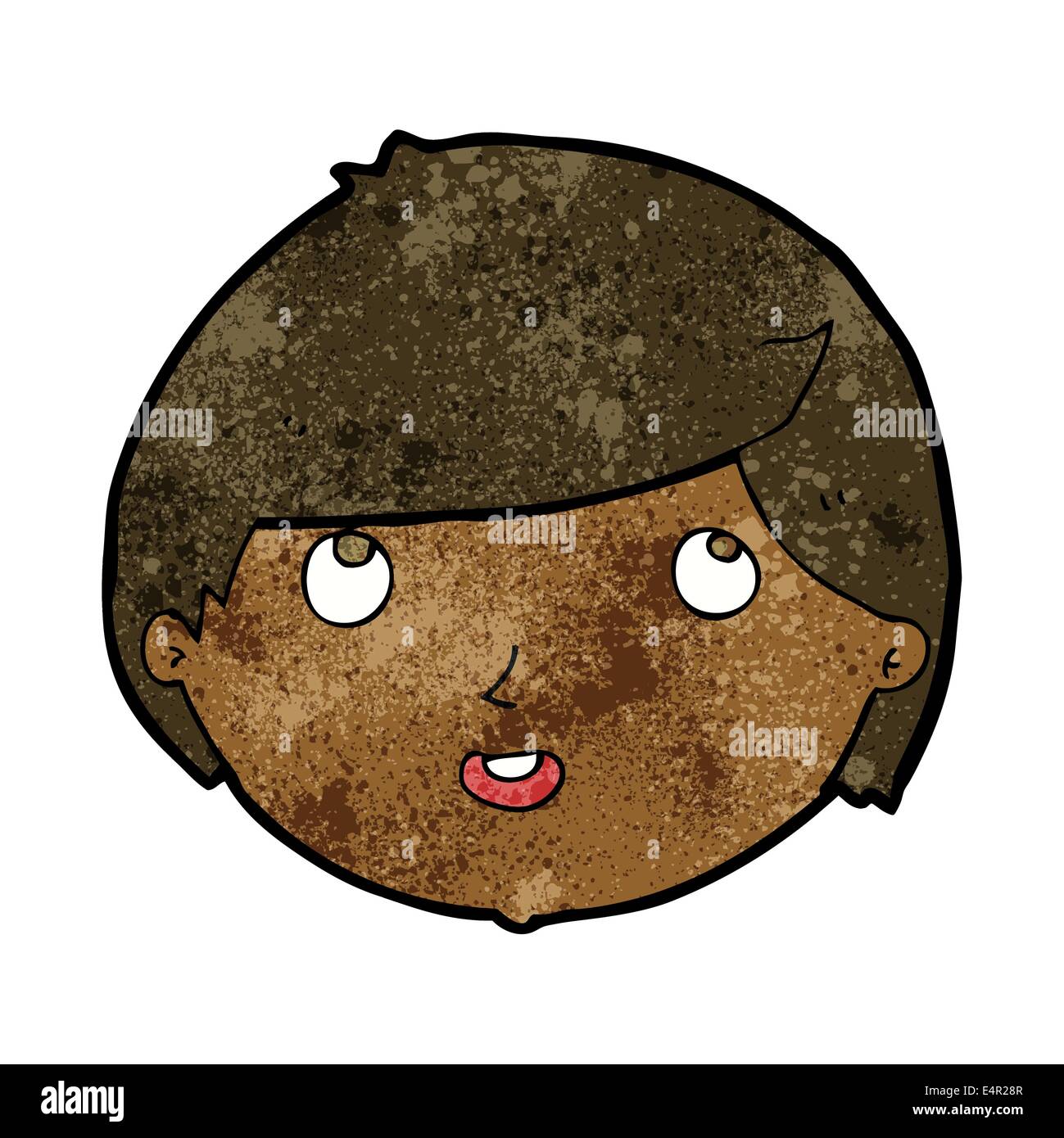 cartoon happy face Stock Vector Image & Art - Alamy
