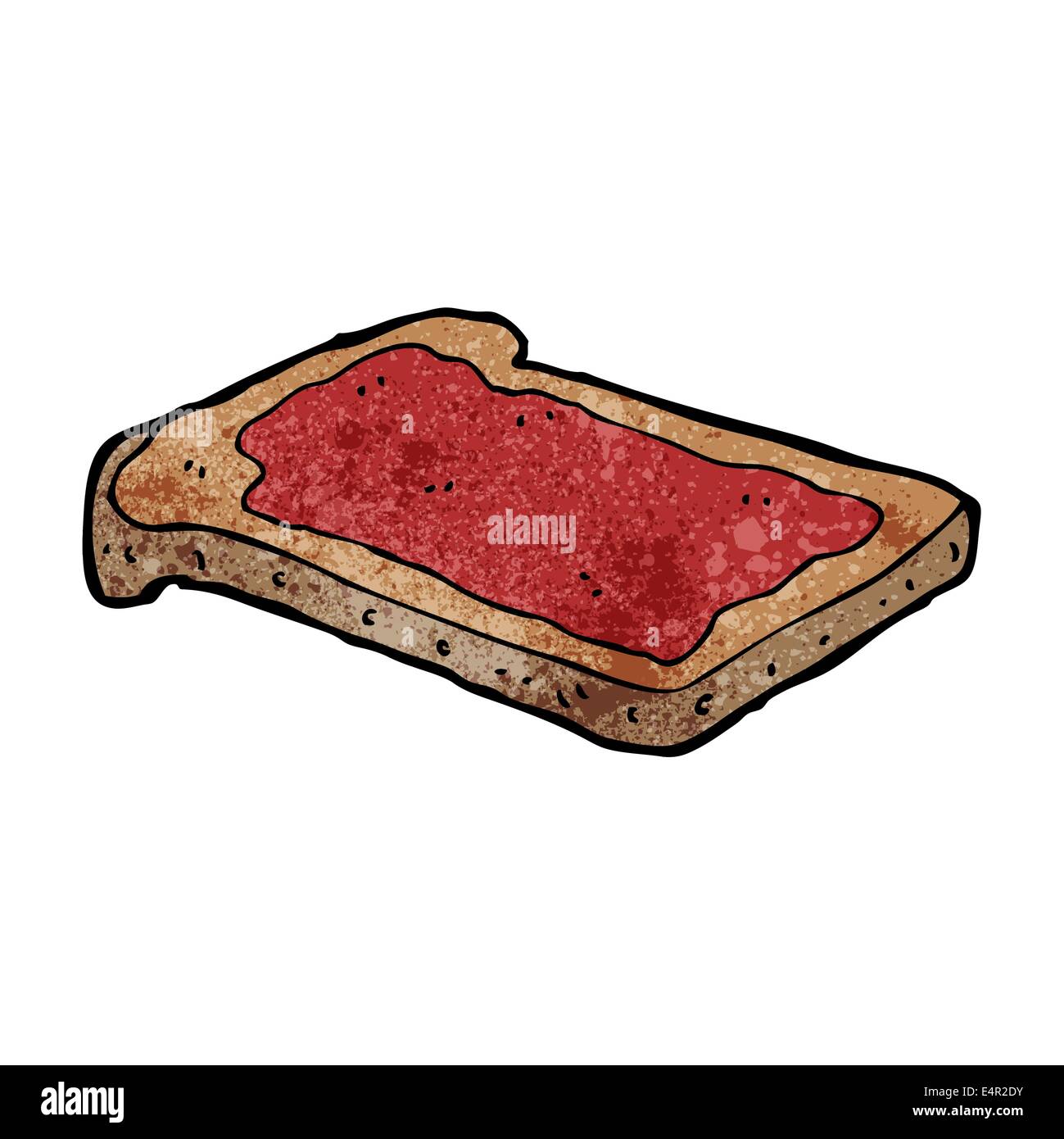 cartoon jam on toast Stock Vector Image & Art - Alamy