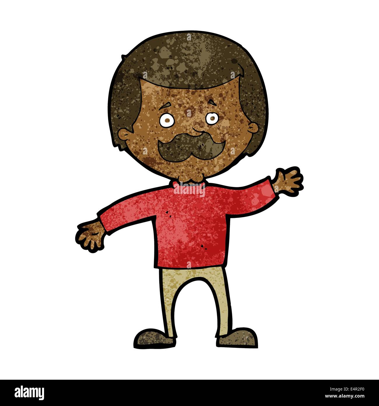 cartoon dad waving Stock Vector Image & Art - Alamy