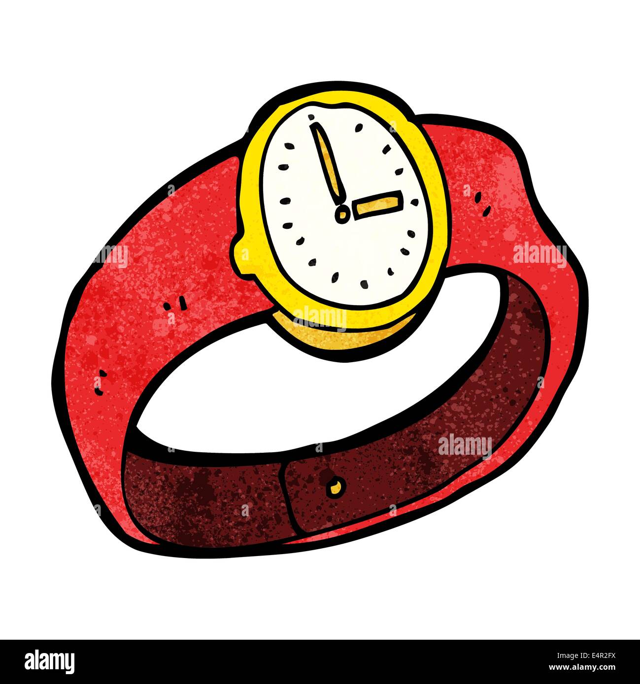cartoon wrist watch Stock Vector Image & Art - Alamy