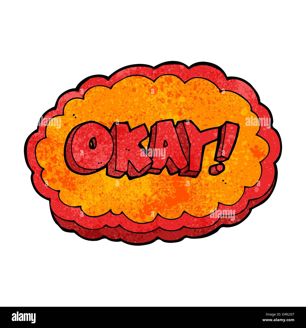 cartoon okay sign Stock Vector Image & Art - Alamy