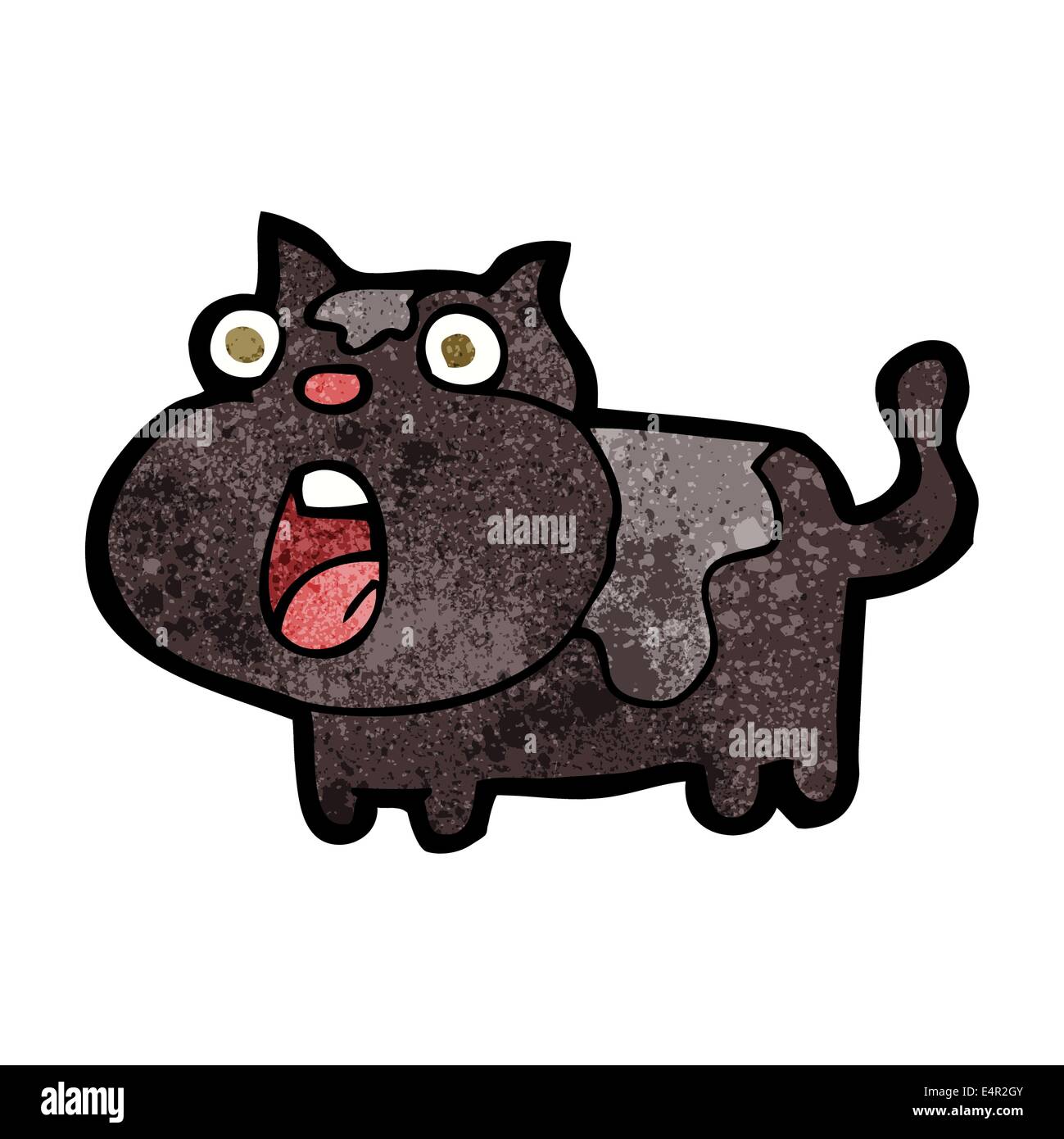 cartoon shocked cat Stock Vector Image & Art - Alamy