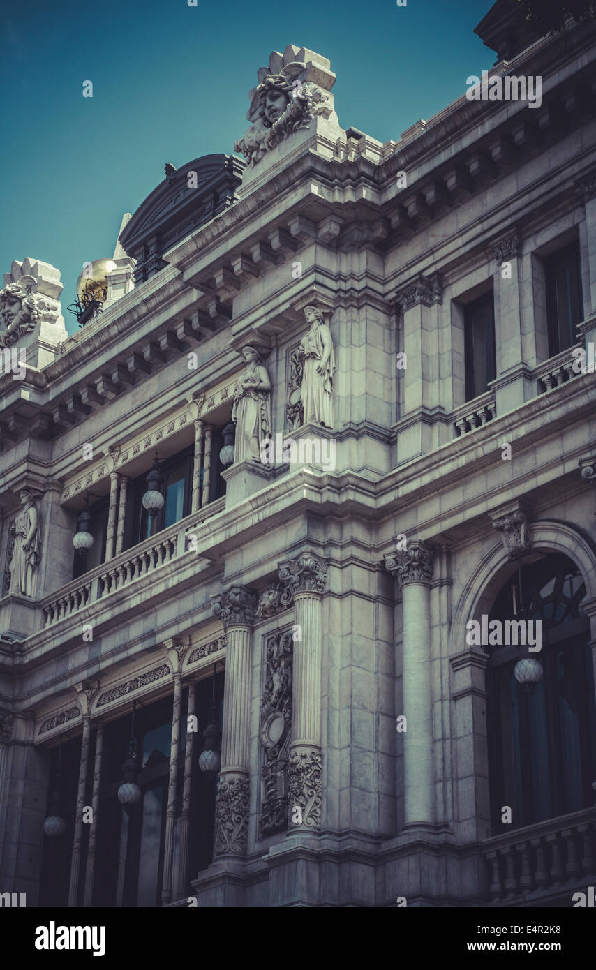 Bank, Image of the city of Madrid, its characteristic architecture ...
