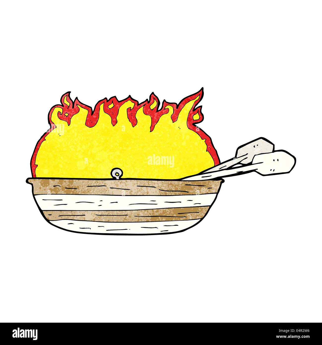 cartoon burning boat Stock Vector Image & Art - Alamy