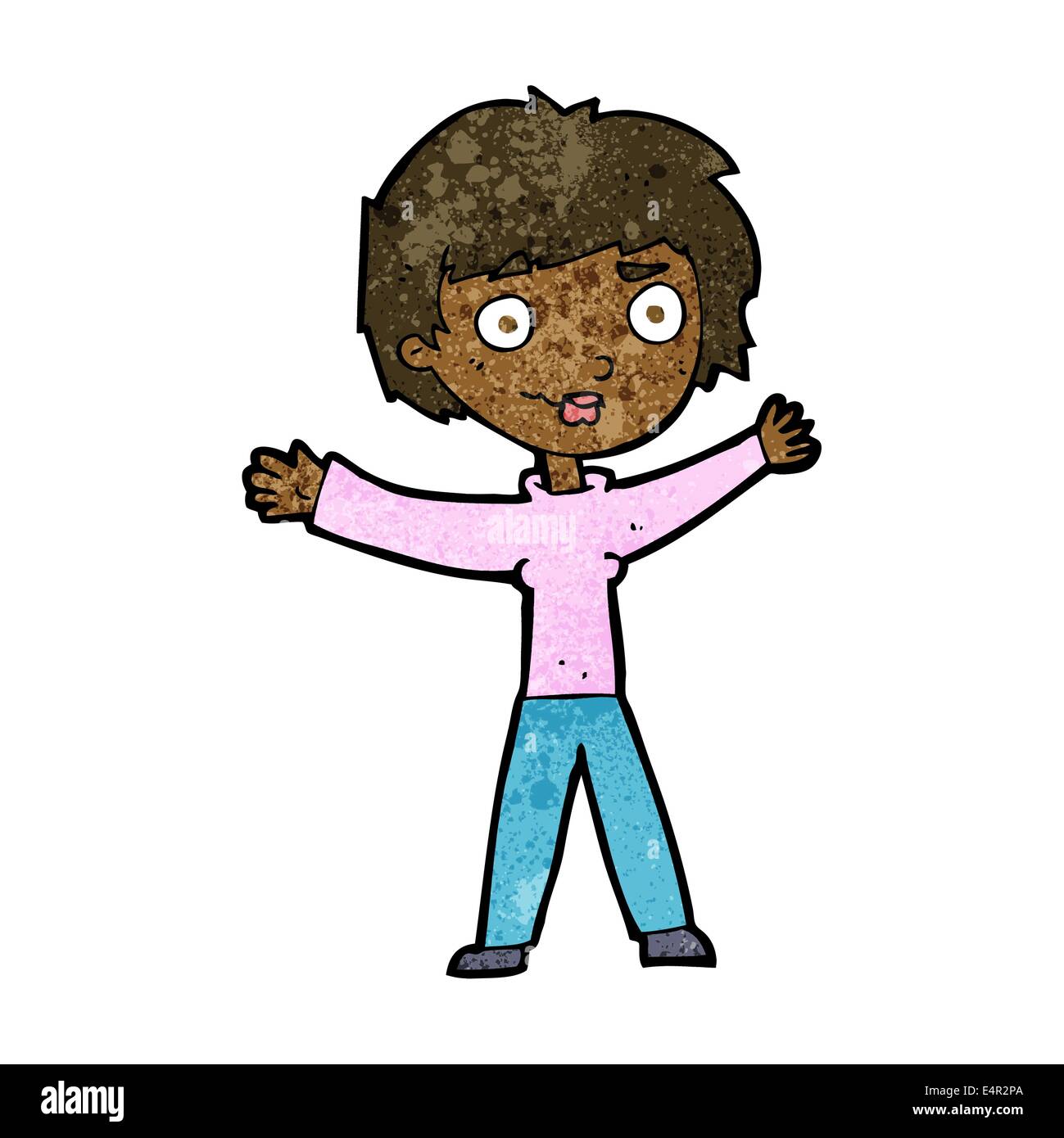 cartoon woman waving arms Stock Vector Image & Art - Alamy