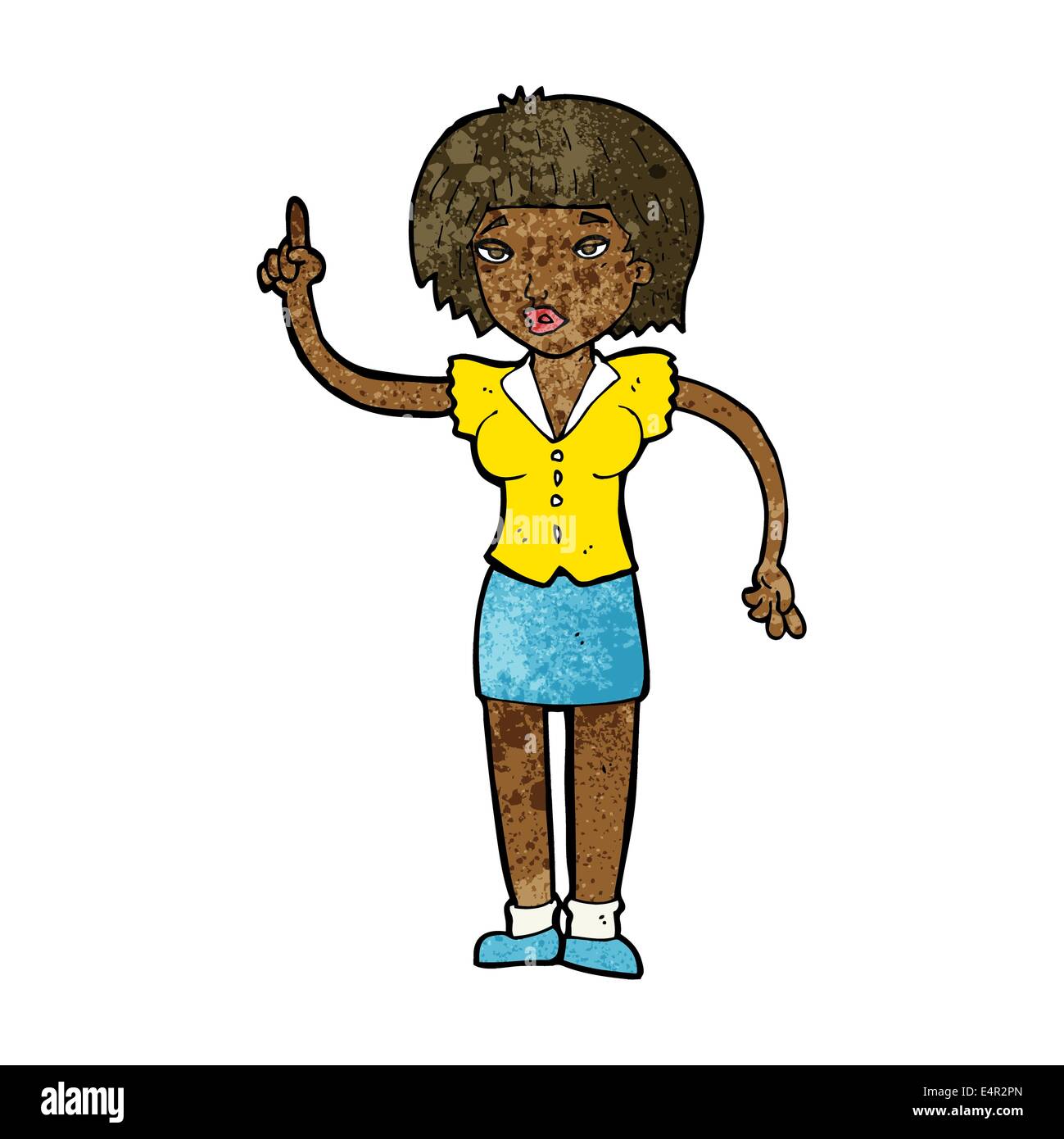 cartoon woman with idea Stock Vector Image & Art - Alamy