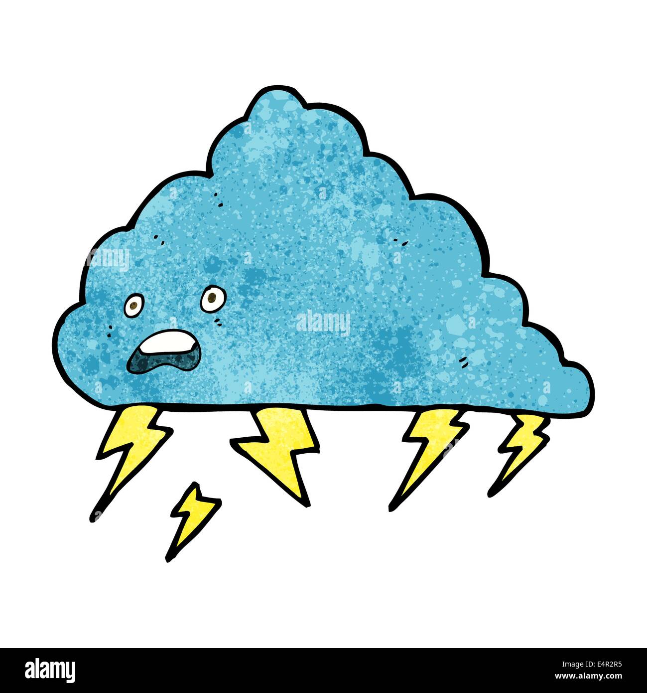 Cartoon thundercloud Stock Vector Images - Alamy