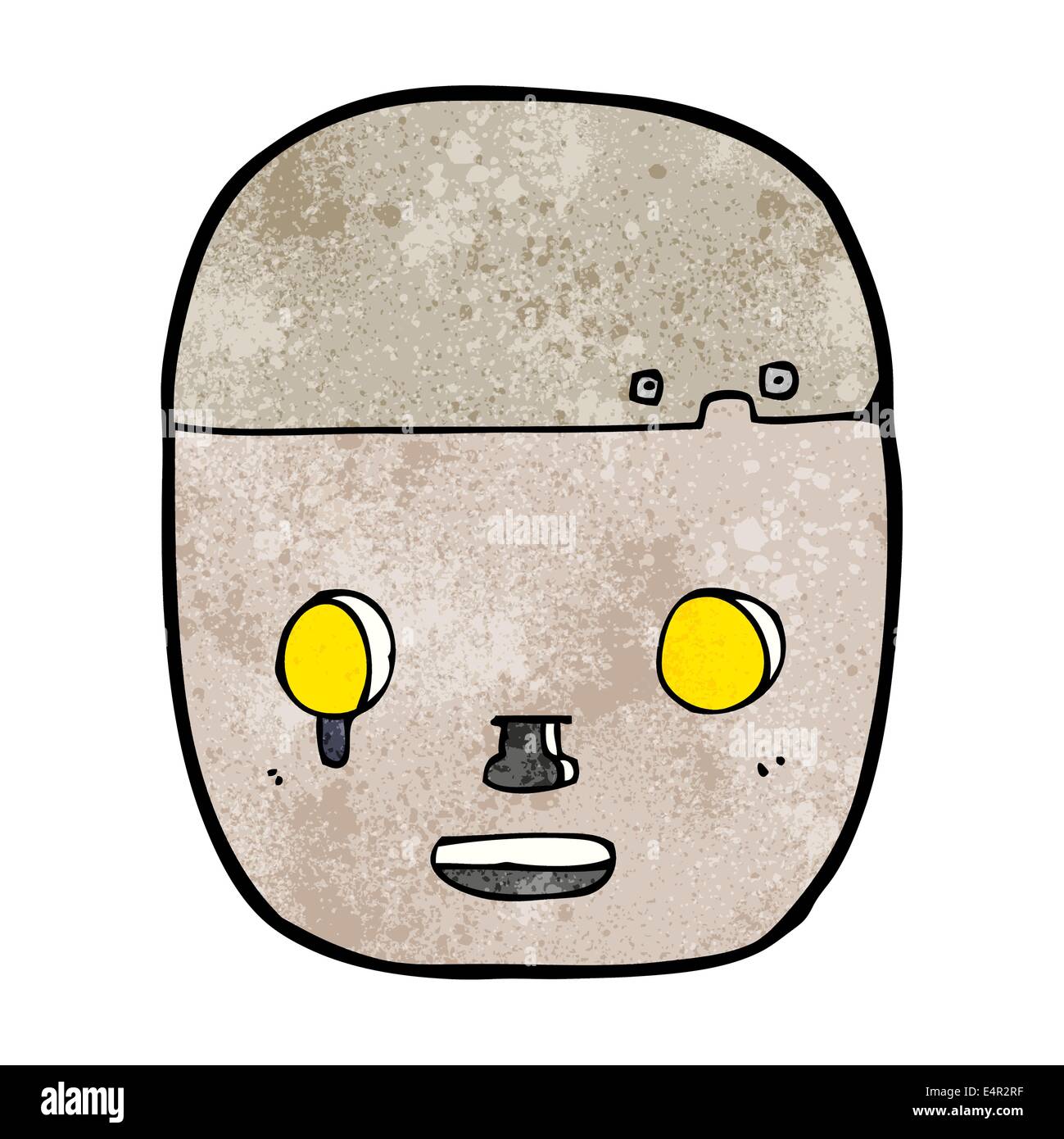 cartoon robot head Stock Vector Image & Art - Alamy