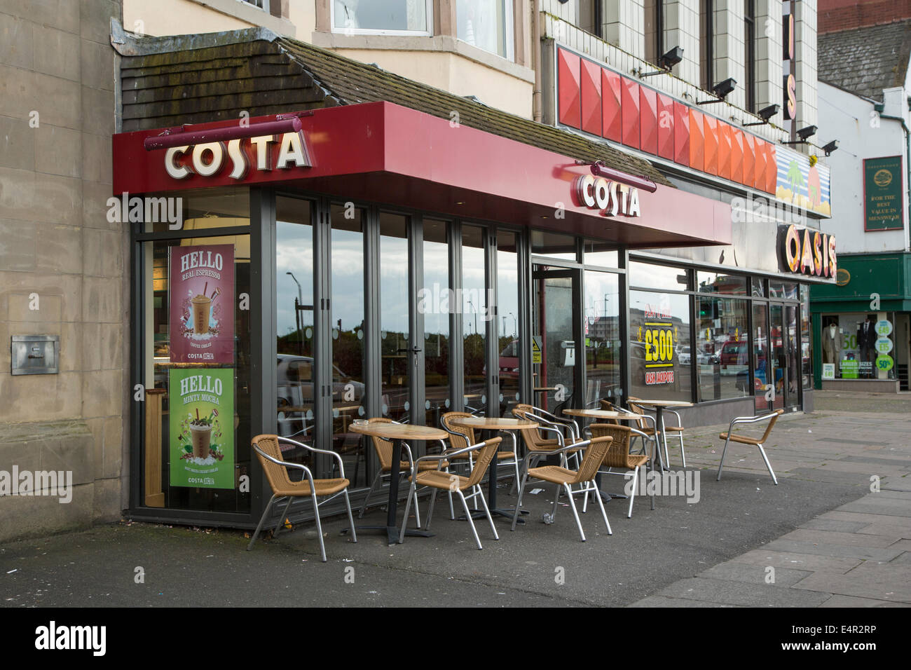 Costa coffee shop, Morecambe Stock Photo - Alamy