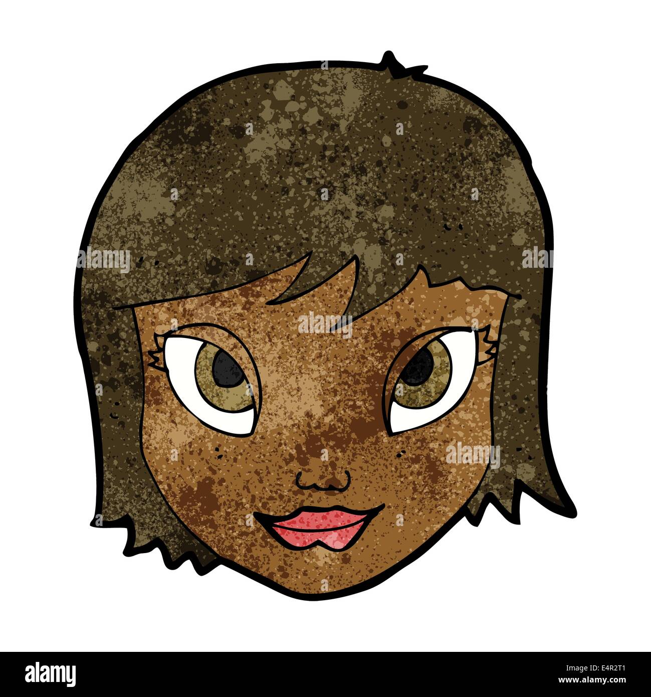 cartoon female face Stock Vector Image & Art - Alamy