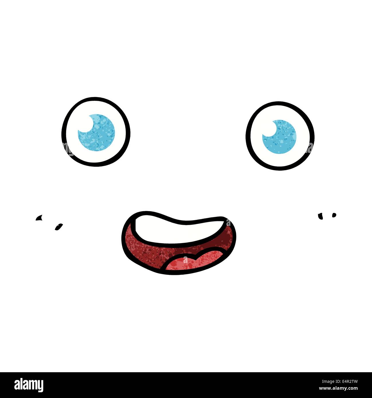 cartoon staring face Stock Vector Image & Art - Alamy