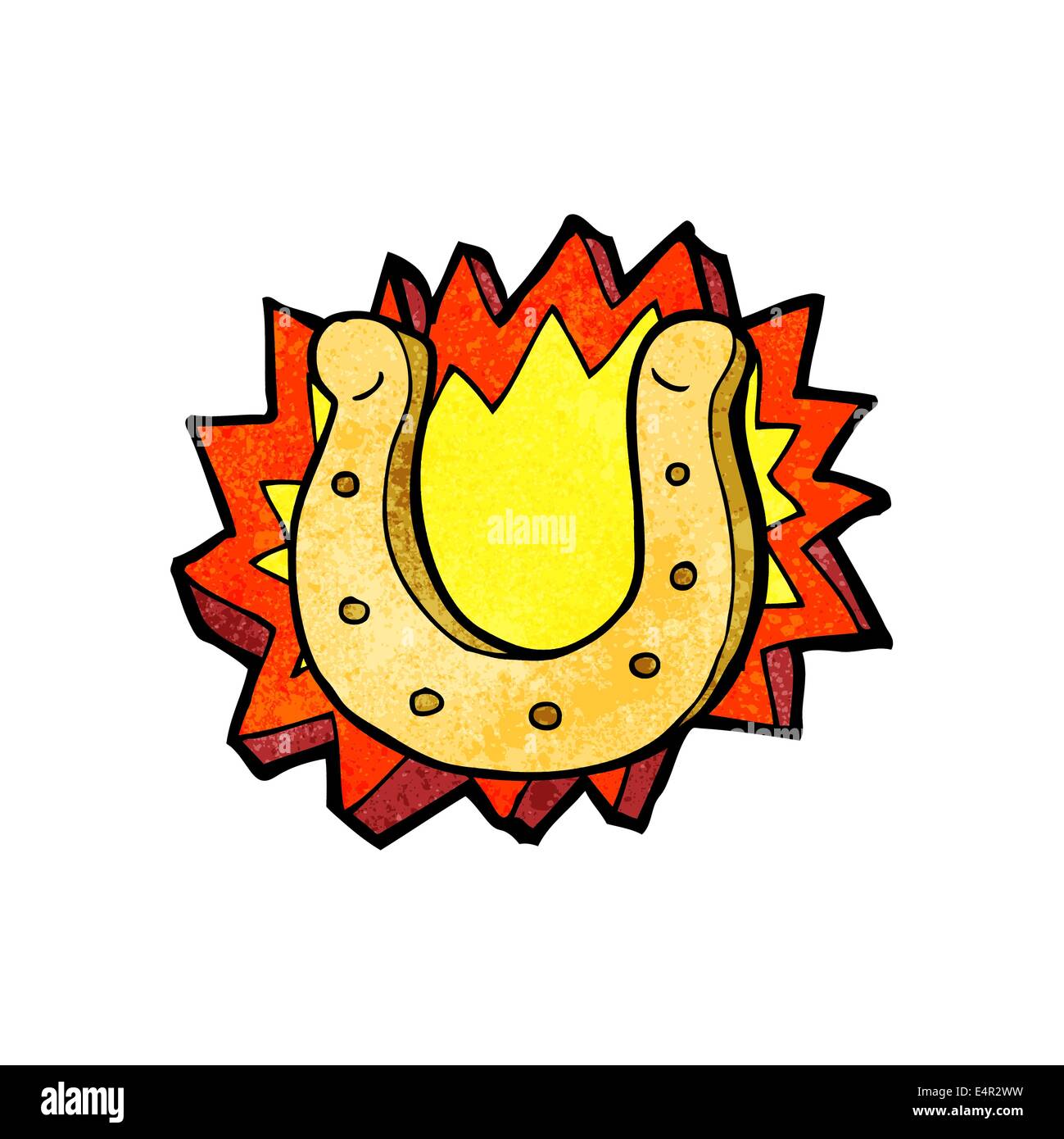 cartoon horseshoe symbol Stock Vector Image & Art - Alamy