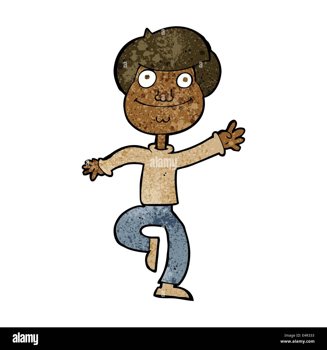 Cartoon Dancing Man Stock Vector Image And Art Alamy