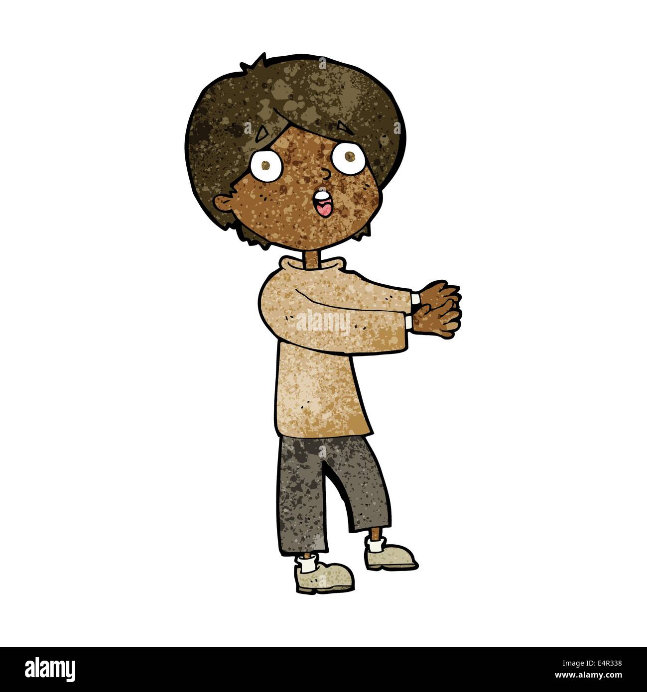 Cartoon shocked boy hi-res stock photography and images - Alamy