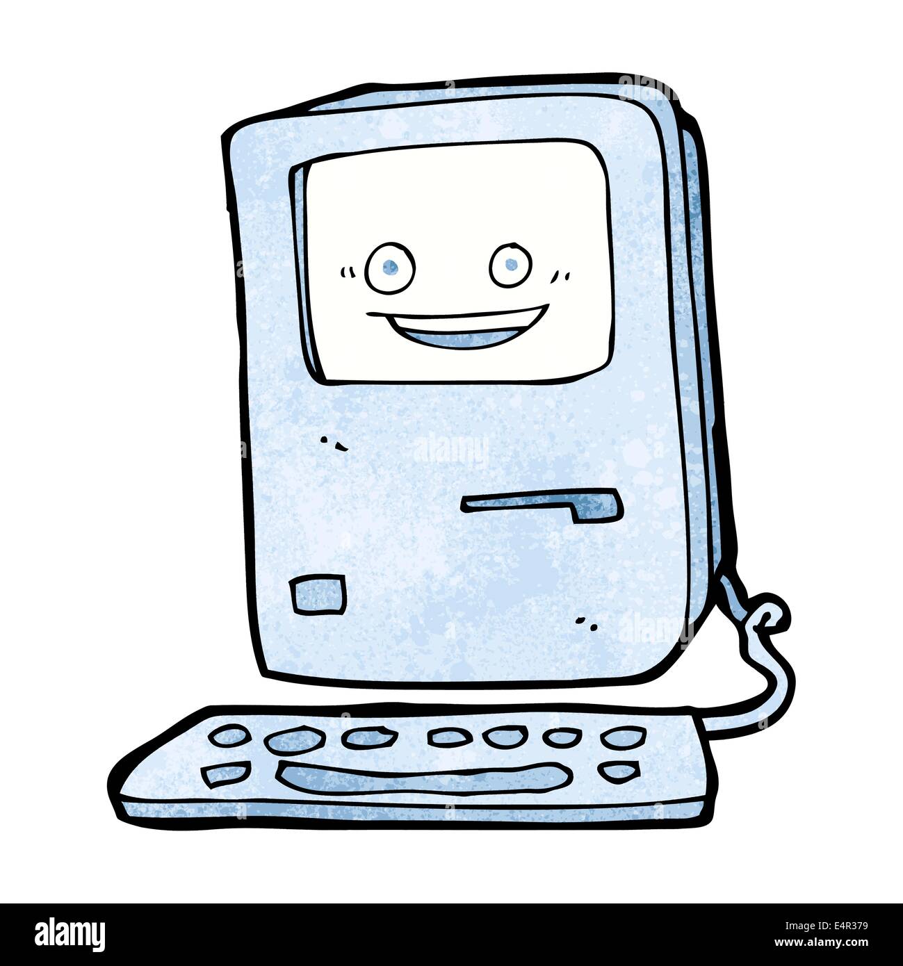 cartoon old computer Stock Vector Image & Art - Alamy