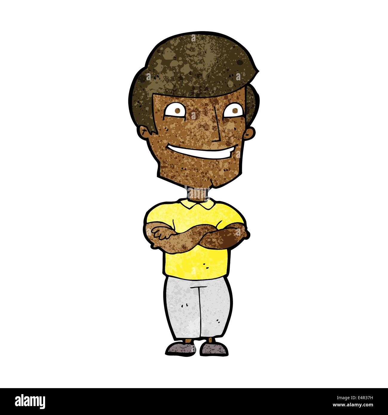 cartoon grinning man Stock Vector Image & Art - Alamy