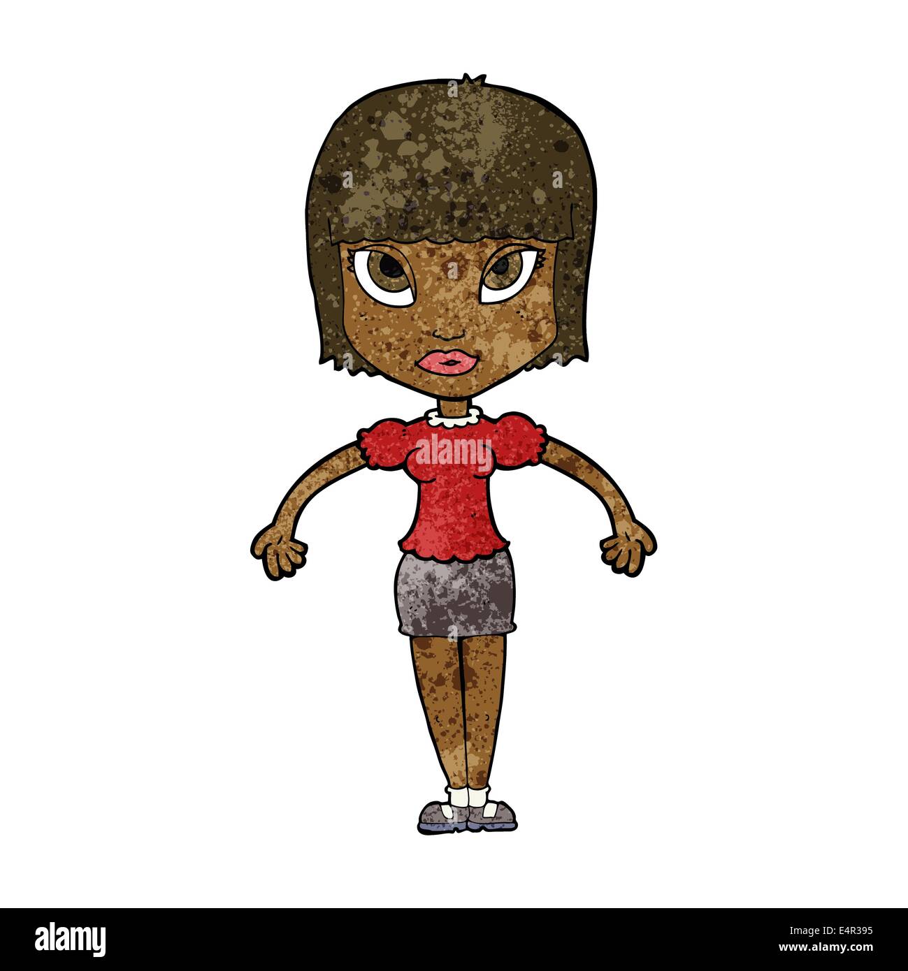 cartoon pretty woman Stock Vector Image & Art - Alamy