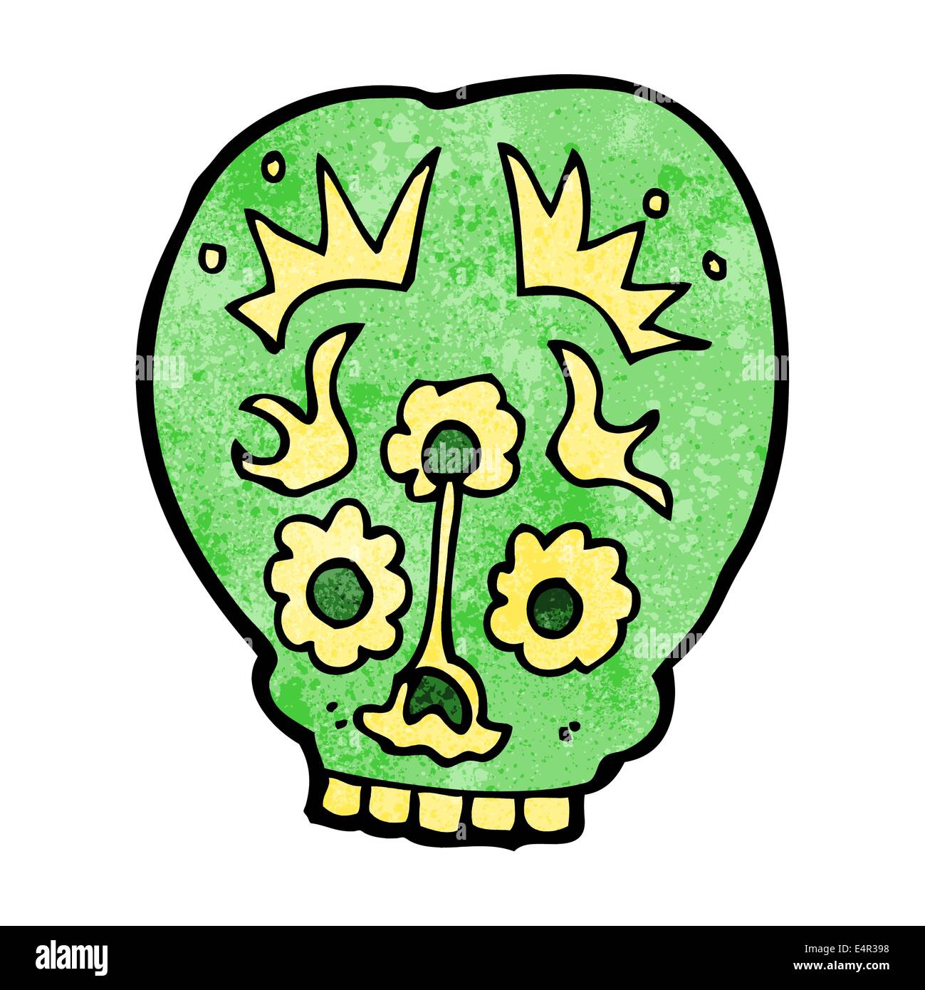 cartoon sugar skull Stock Vector Image & Art - Alamy