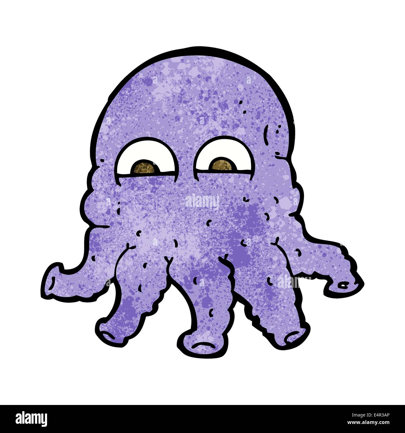 cartoon alien squid face Stock Vector Image & Art - Alamy