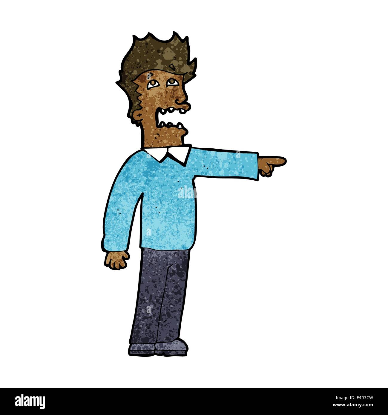 cartoon man accusing Stock Vector Image & Art - Alamy