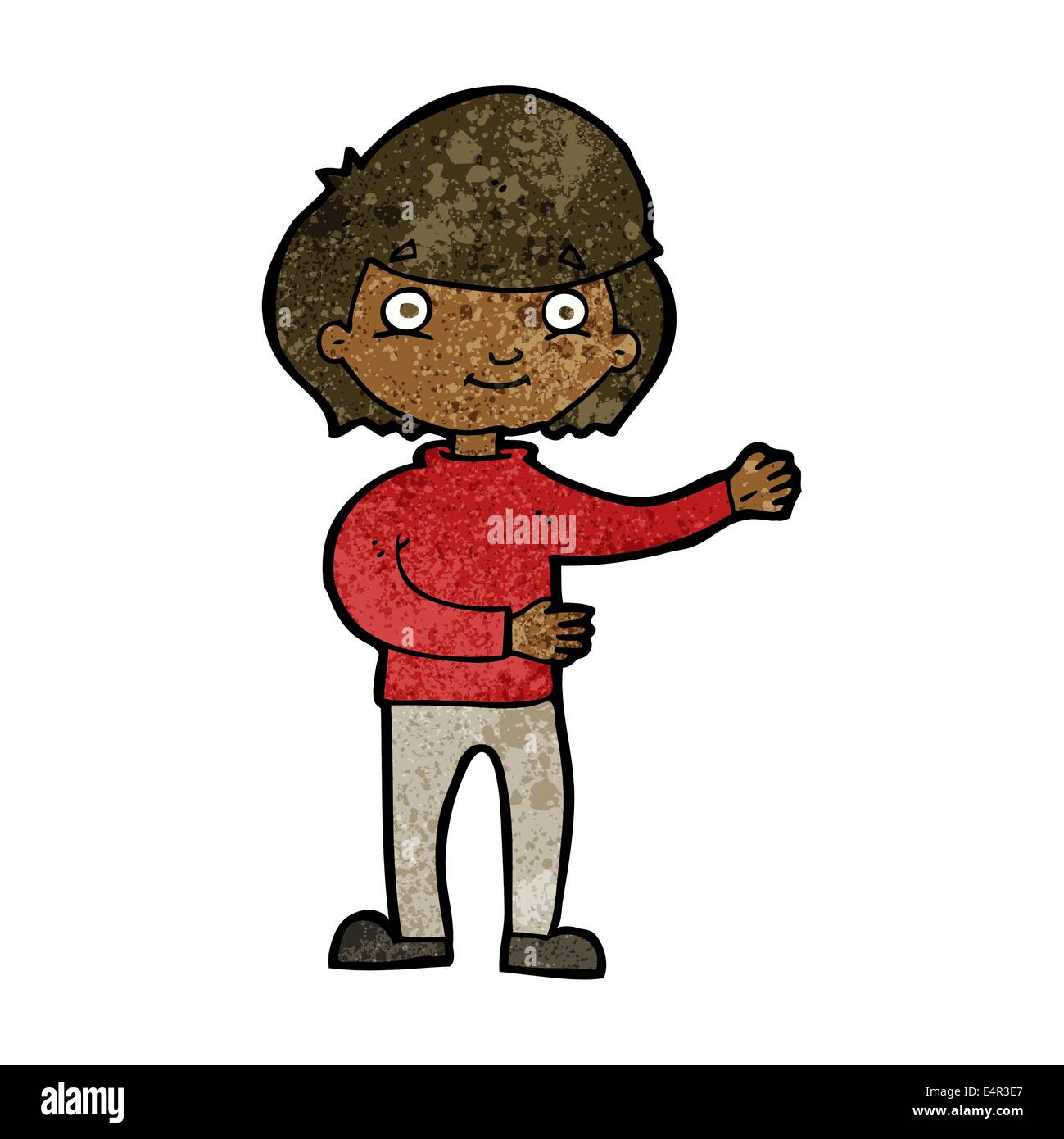 cartoon happy person Stock Vector Image & Art - Alamy