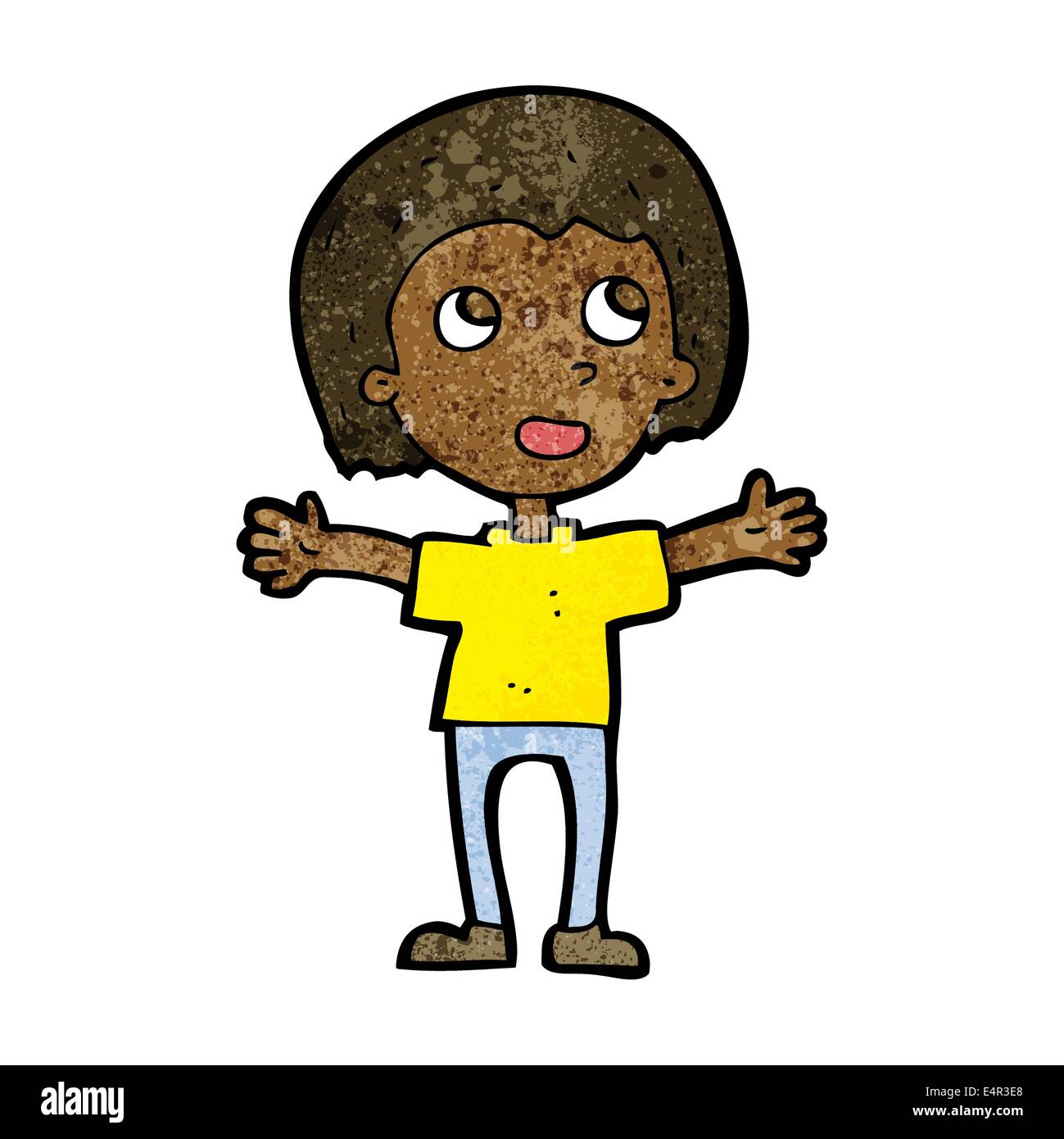 cartoon happy person Stock Vector Image & Art - Alamy