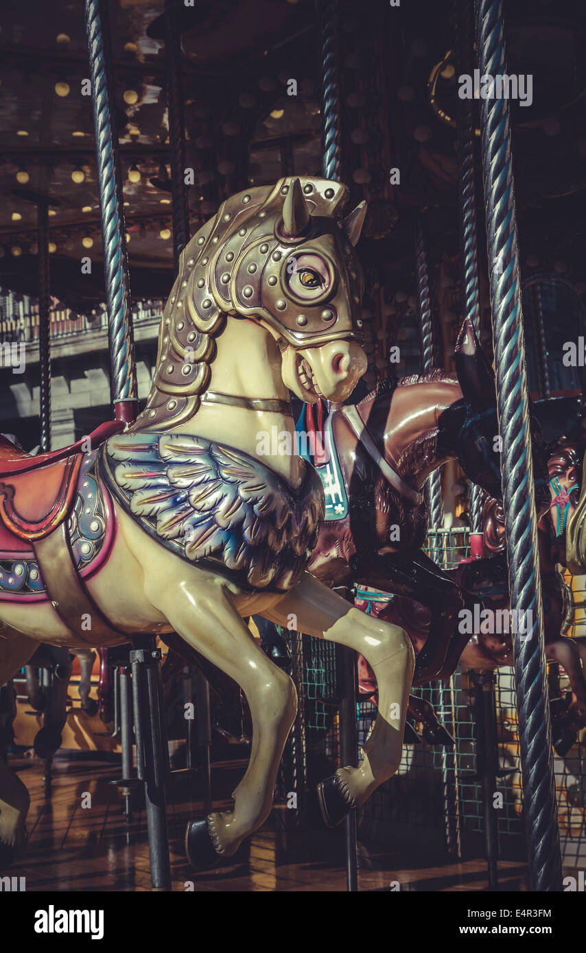 carousel, marry-go-round, Image of the city of Madrid, its ...